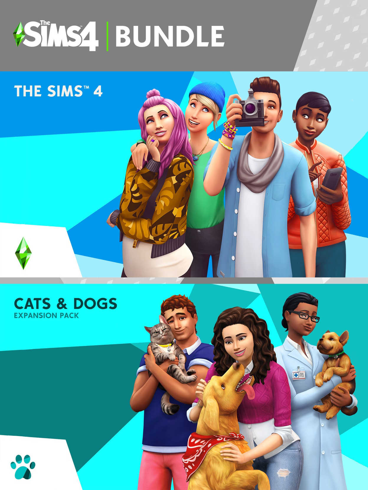 Купить The Sims 4: Plus Cats & Dogs Bundle (2018) по лучшей цене 🏷️ ...