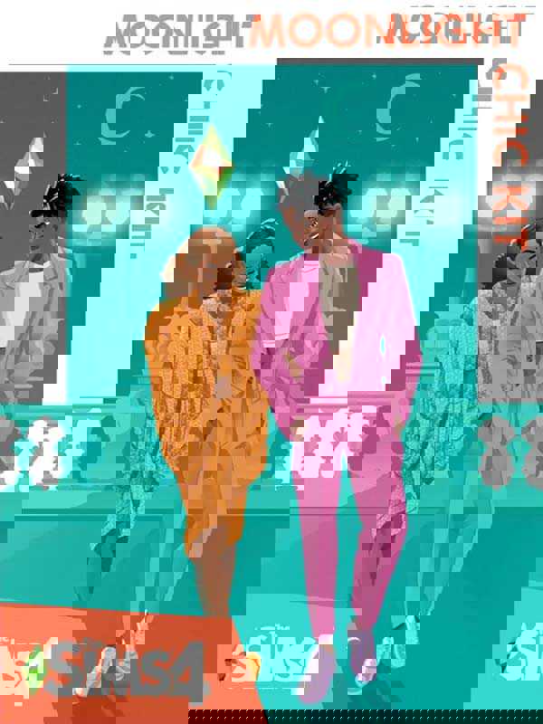 Купить The Sims 4: Moonlight Chic Kit (2022) по лучшей цене 🏷️ | GameScribe